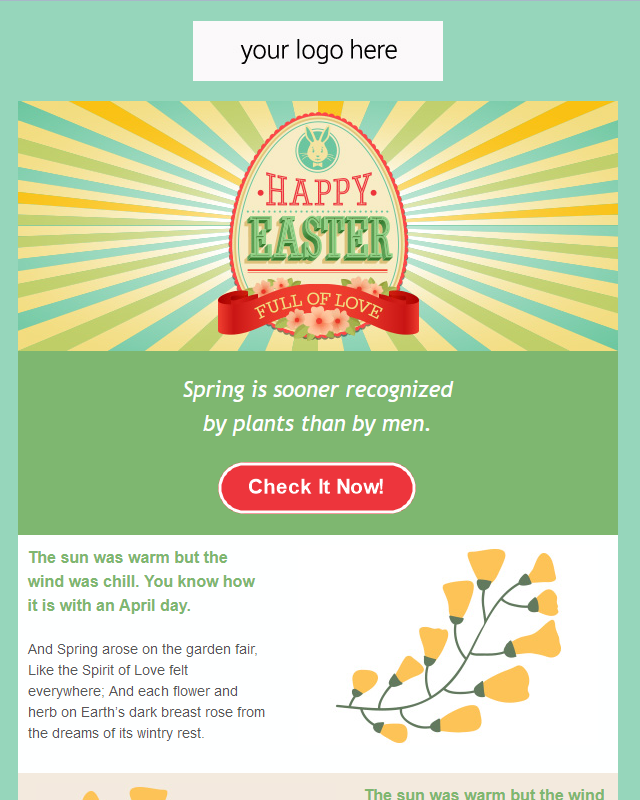54 FREE Easter Email Templates For SendBlaster